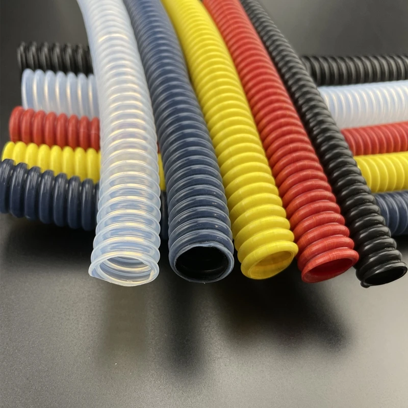 Customized Flexible PTFE Corrugated Tubing for High Temperature