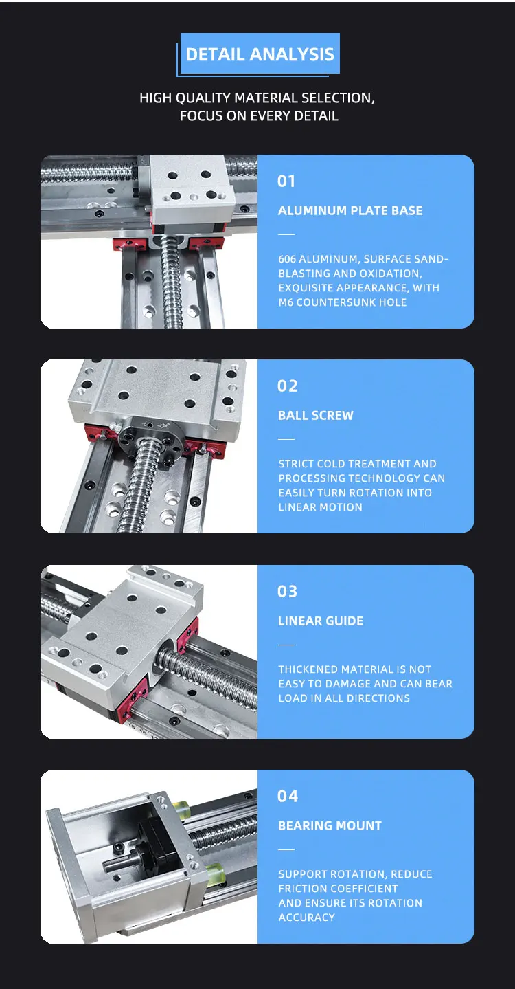 Custom Made Vertical Horizontal Electric Cross Sliding Table LYKR60F ...