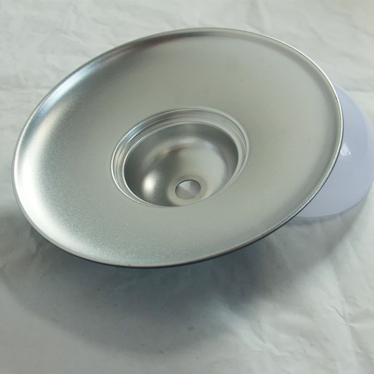 Custom Metal Spinning Lamp Shades - Black Industrial Style