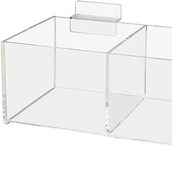 Clear Acrylic Slatwall Box Acrylic Slatwall Display Tray Slatwall ...