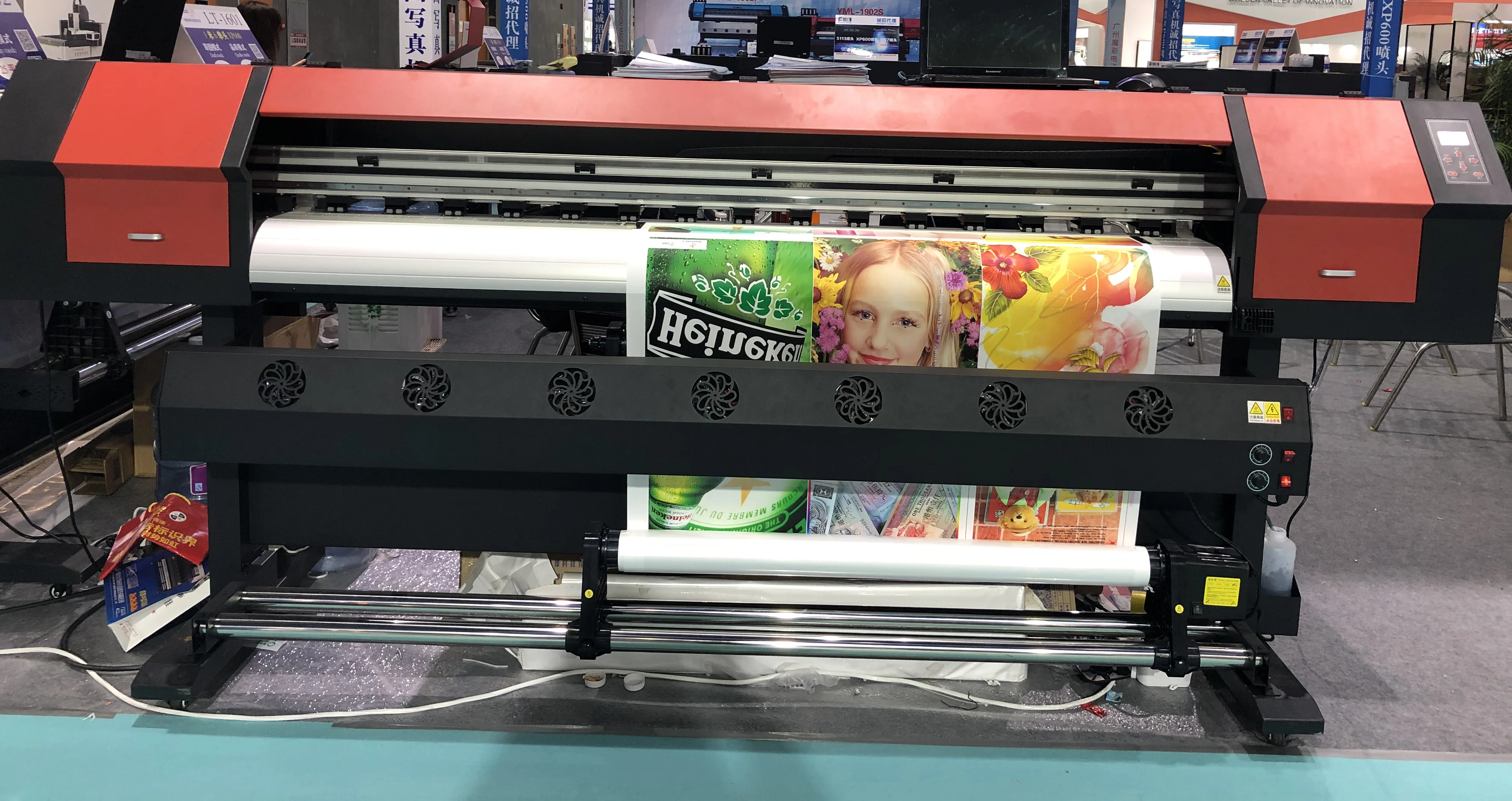 Large Format Digital Printer 3.2 Meter 10ft Vinyl Sticker Printer ...
