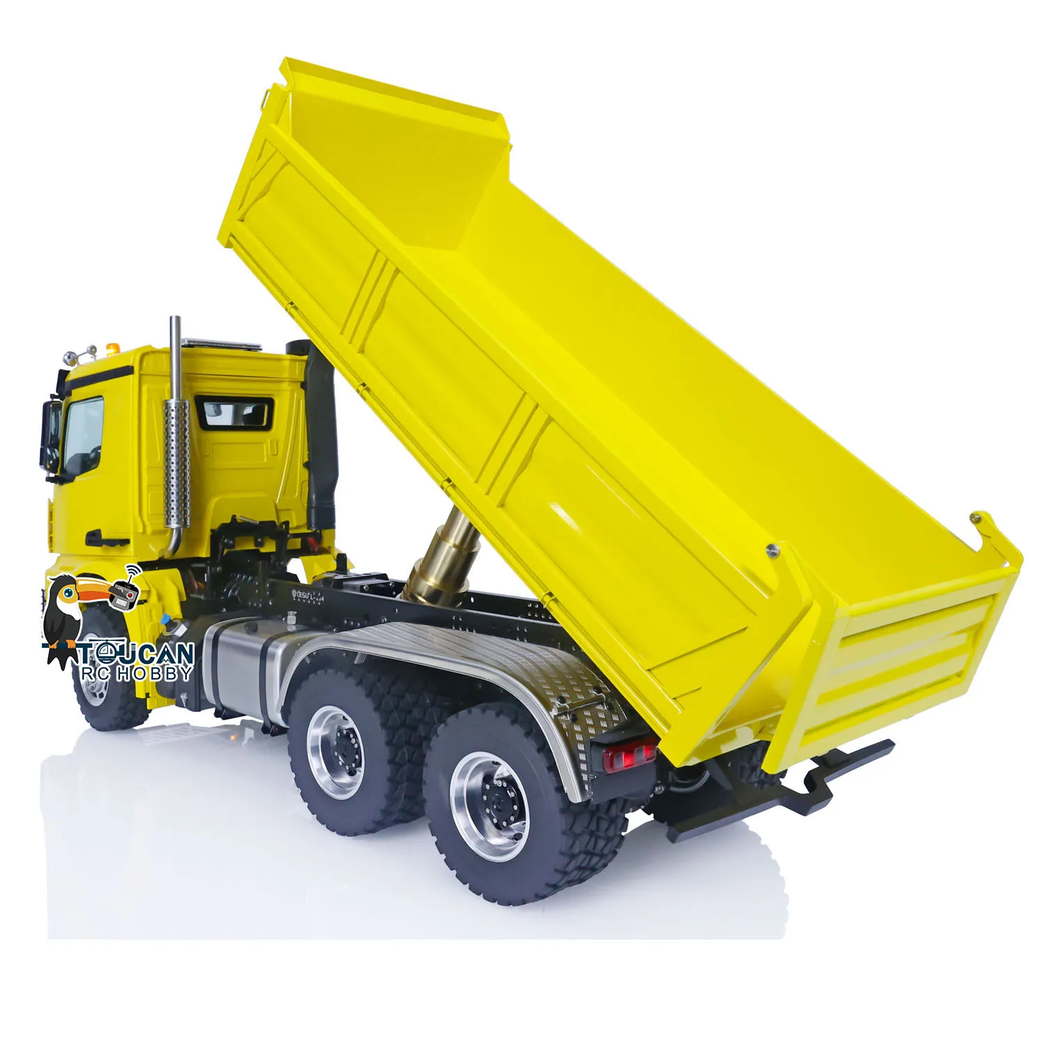 LESU 1/14 RC Hydraulic Dump Trucks 6X6 RTR Tipper Car 3348 PRO Motor ...