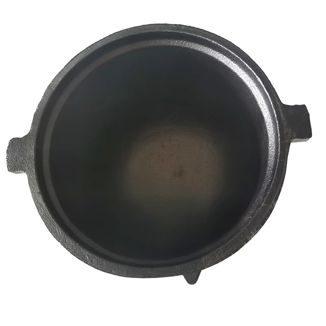 10l Camping Cast Iron Pressure Cooker Three Legs Caldron Potjie Pot ...