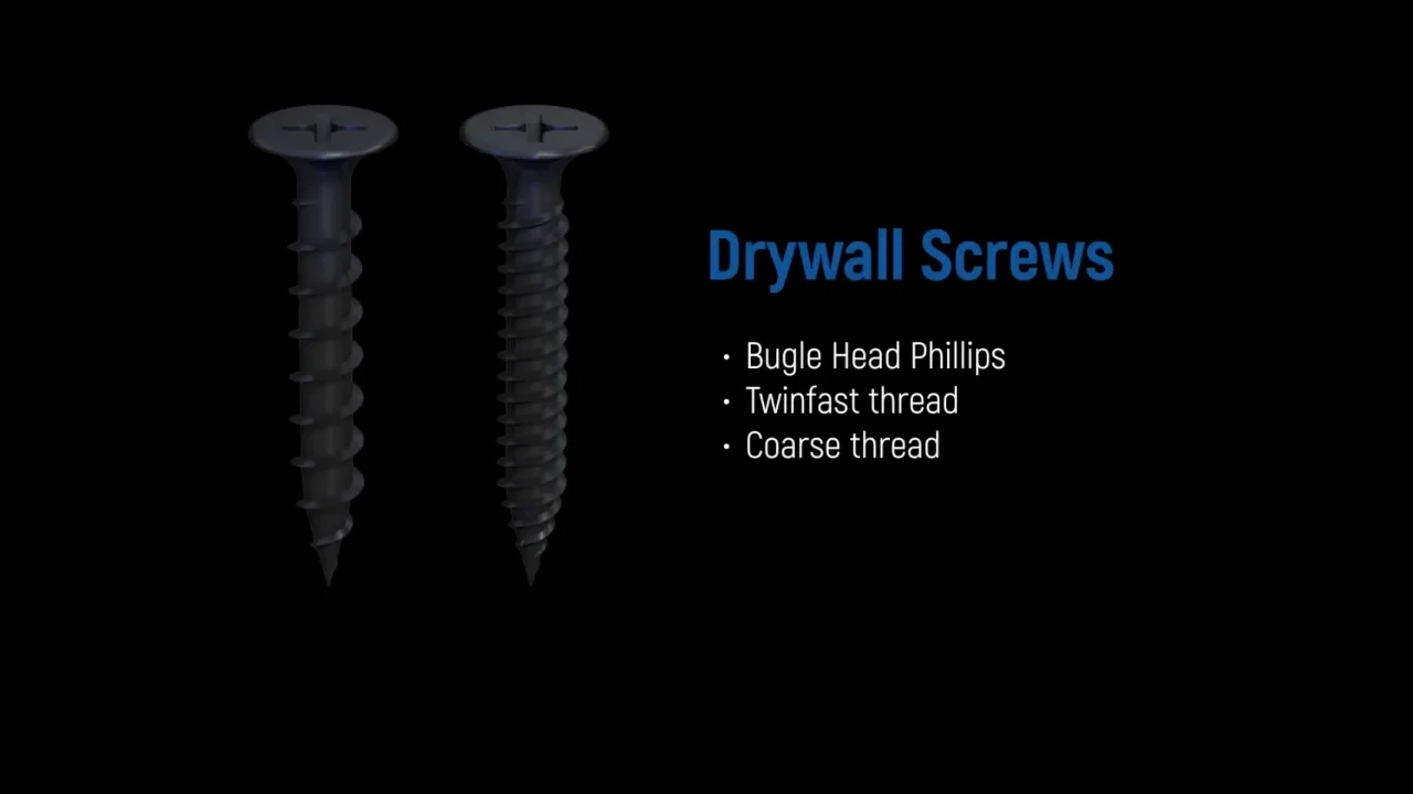 Drywall.screw Knauf Phosphated 3.5x25mm Black Drywall Screws 25mm 35mm Gypsum Board Taiwan Per ...