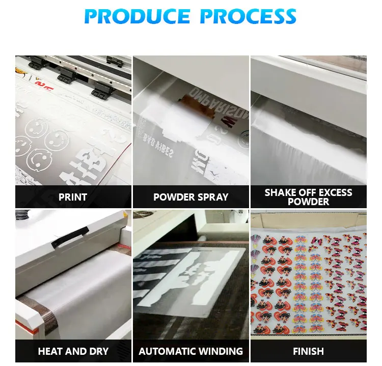 Dtf Digital Printing Iron On Decals Printable Stickers Plastisol Screen ...