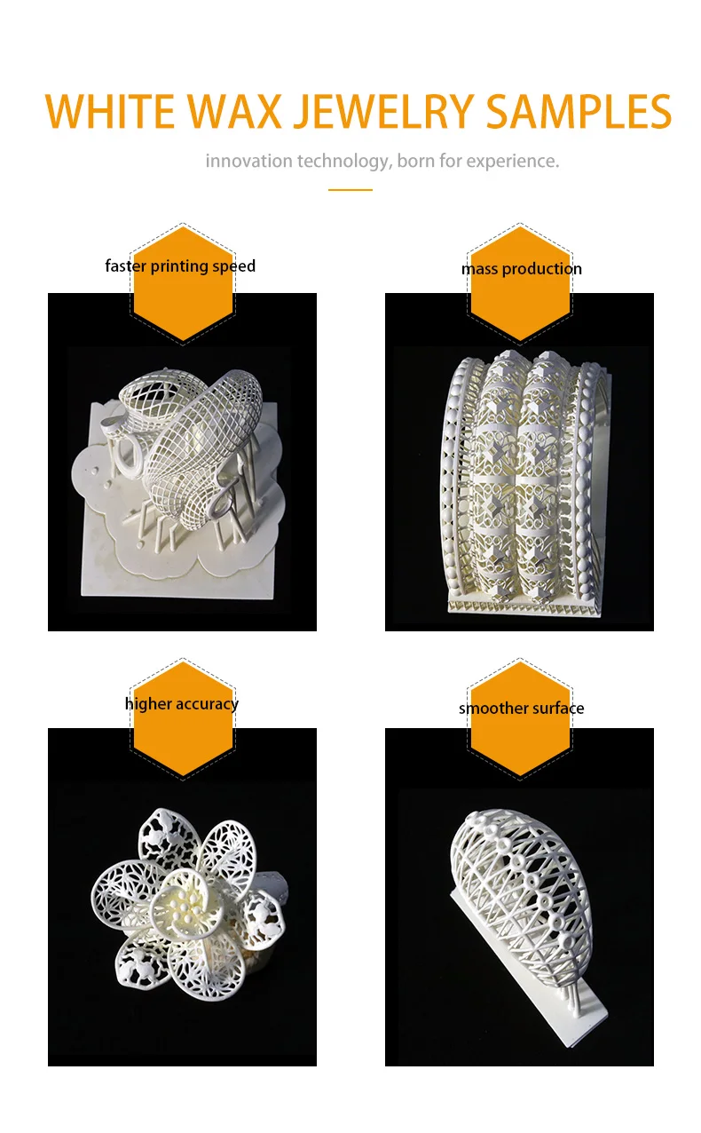 Easy To Cast Jewelry Wax Dlp 3d Printer For Jewelry White Wax Fast ...