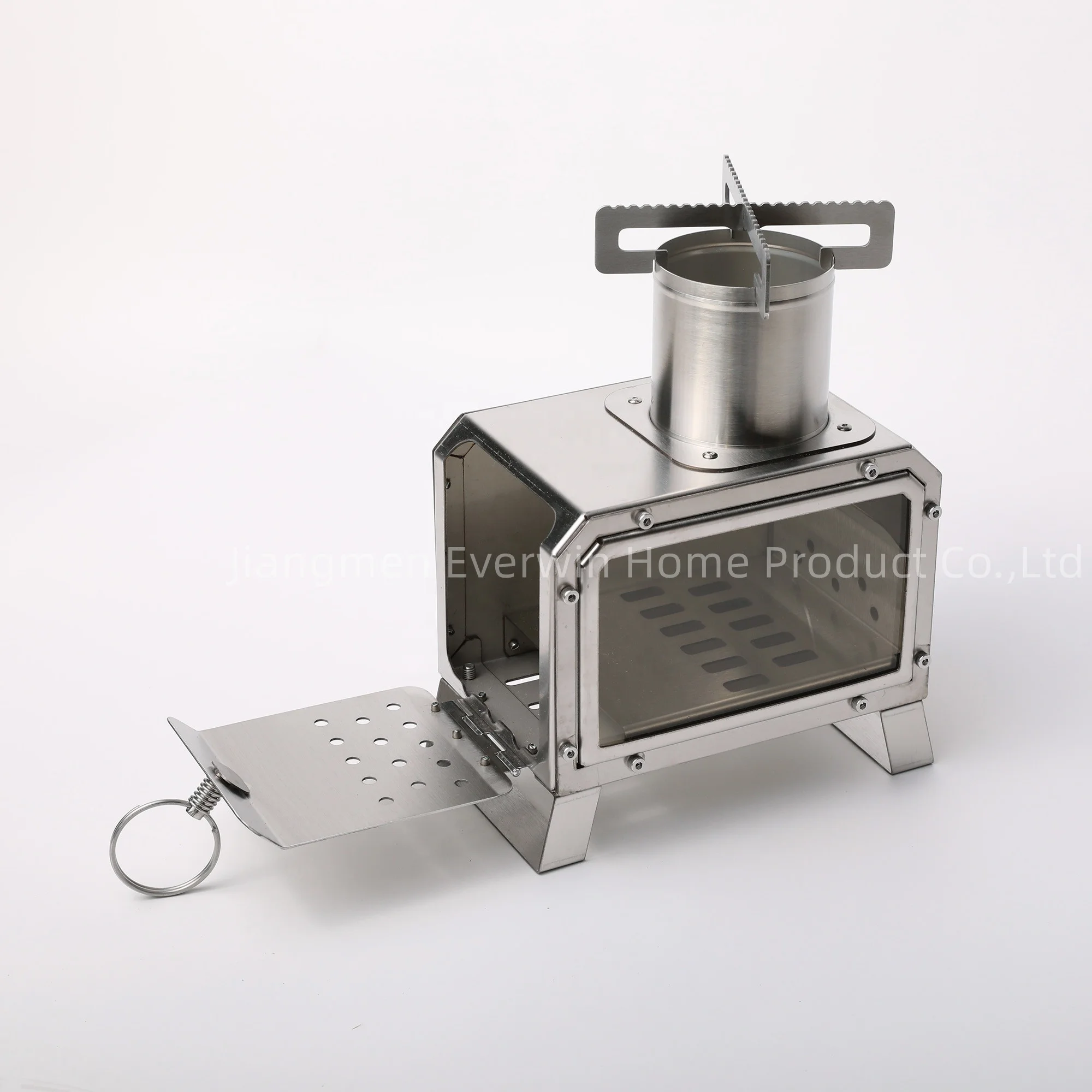 Detachable Rectangle Stainless Steel Outdoor Bonfire Stove Camping Fire ...