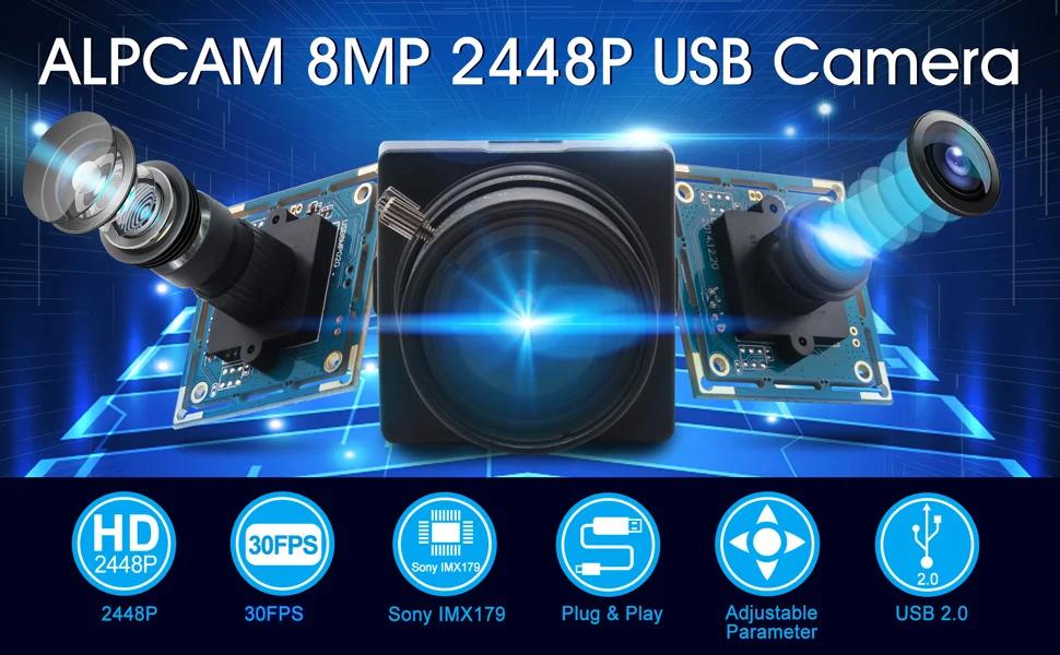 Elp 8mp 10x Zoom Usb Webcam Cmos Imx179 Cs 5-50mm Usb Camera Free Driver Usb Video Camera For ...