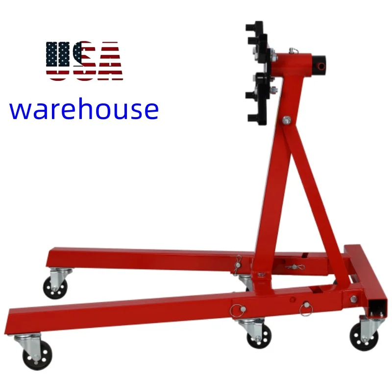 Heavy Duty Foldable 2000lb Engine Stand Steel Rotating Head Adjustable ...