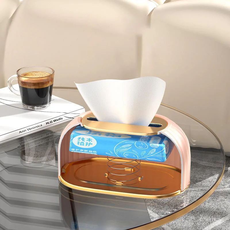 Wholesale Desktop Automatic Lifting Tissue Box Simple Style Modern ...