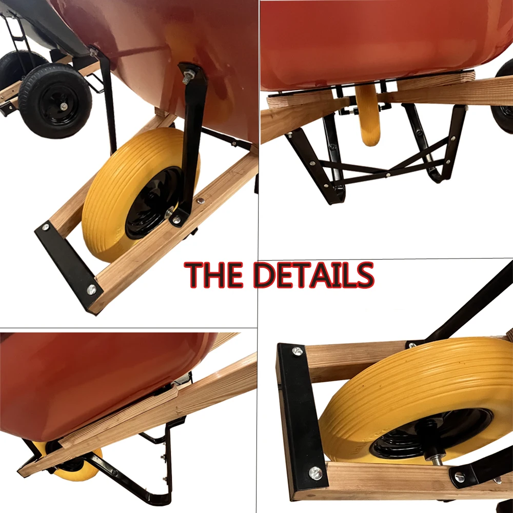 Heavy Duty Wheelbarrow - Durable & Versatile for Outdoor Use