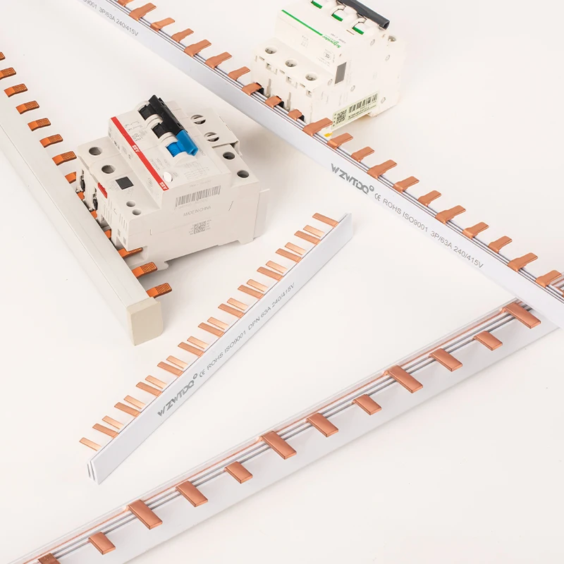 4P Pin Type Distribution Box Copper Busbar Circuit Breaker MCB ...