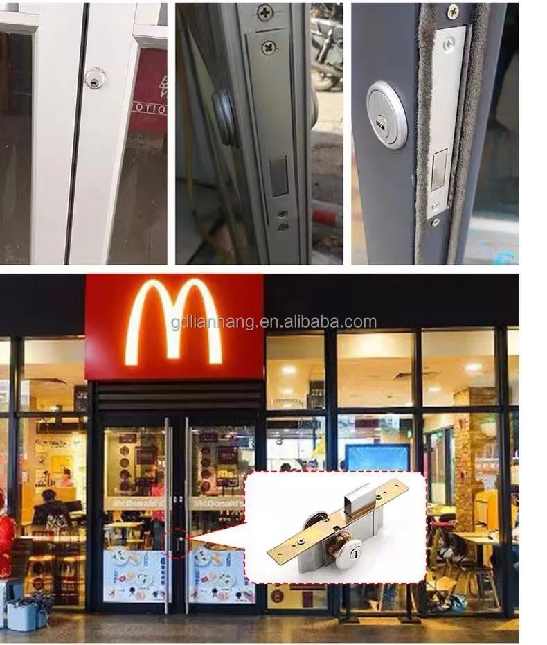 High Quality Brass Key Glass Door And Aluminum Door Lock - Buy Mico ...