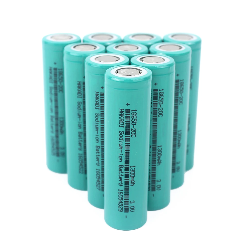 HAKADI 18650 Sodium-Ion Rechargeable Battery 3V 1300mAh for Power Tools ...