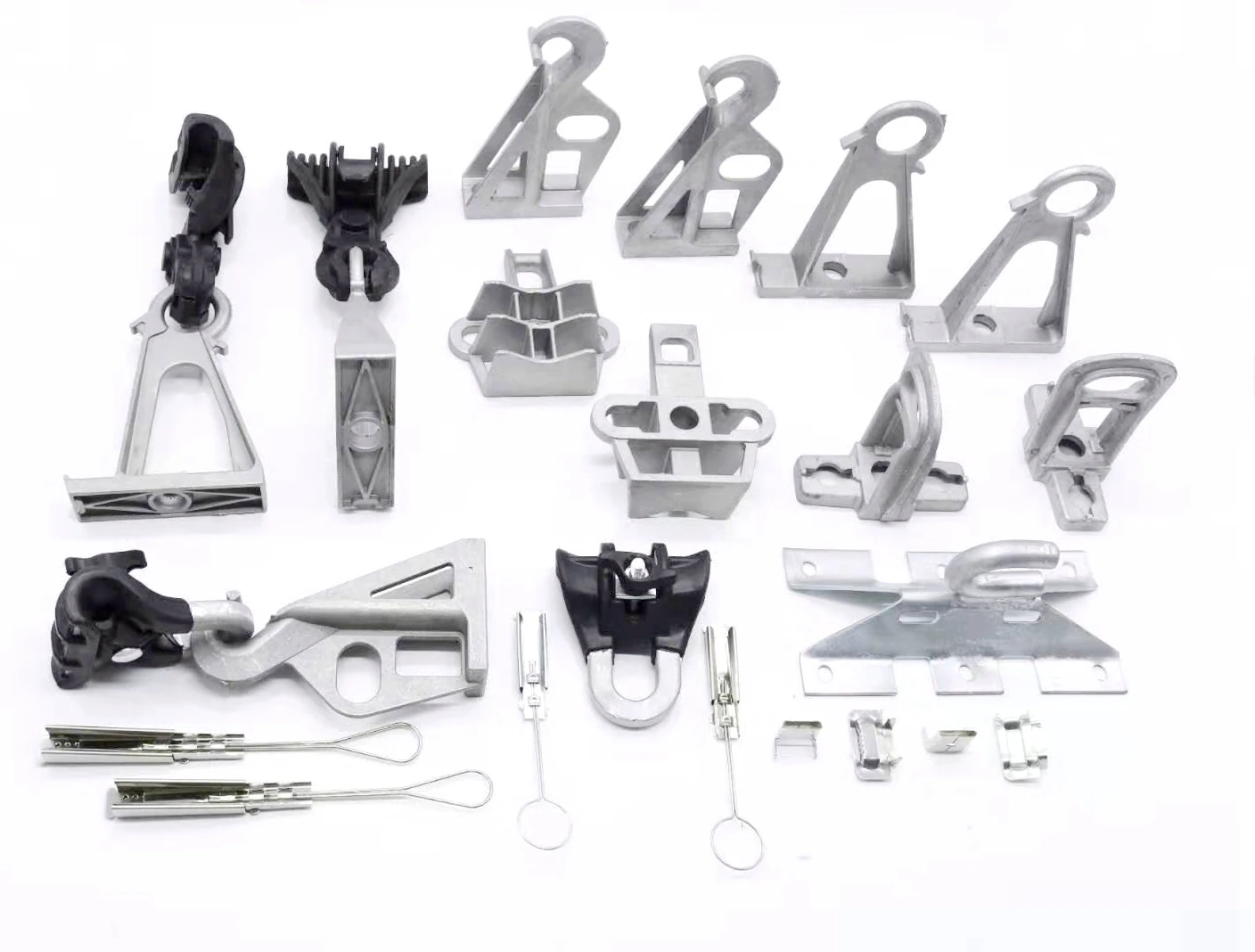 Plastic Anchor Tension Clamp For Figure 8 Cable Aerial Electric Fiber ...