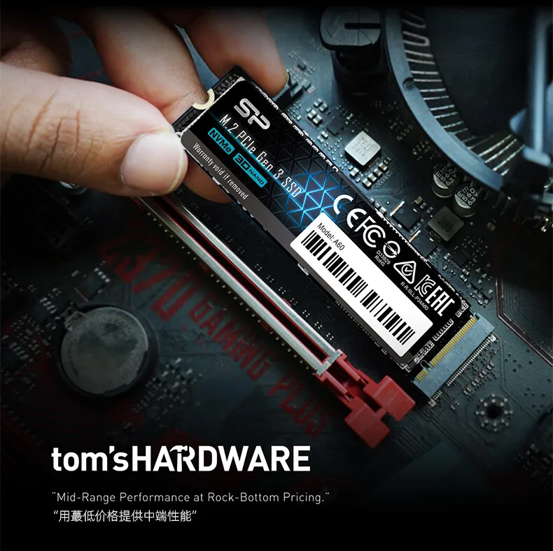 Wholesale Silicon Power SP P34A60 NVME M.2 SSD Drives