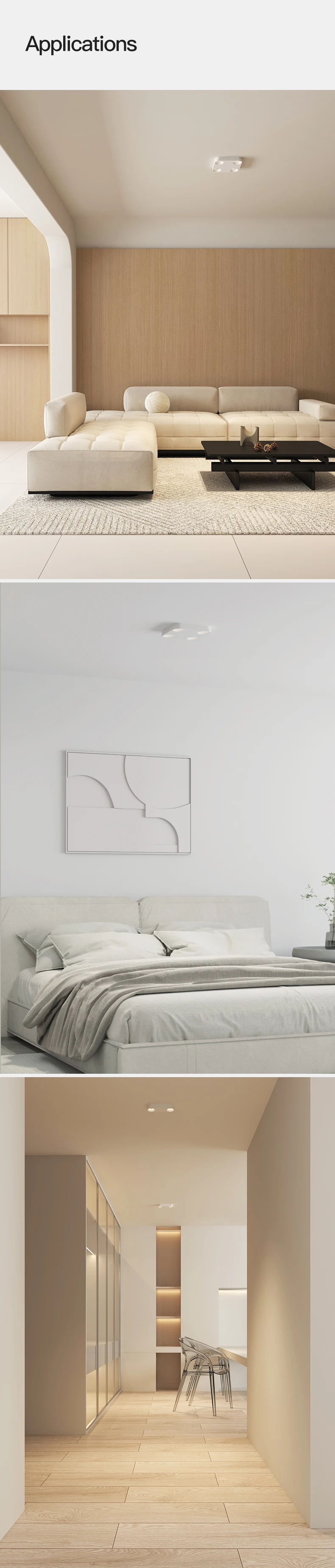 Xrzlux Surface Mounted Led Down Light Indoor Ceiling Light Surface ...