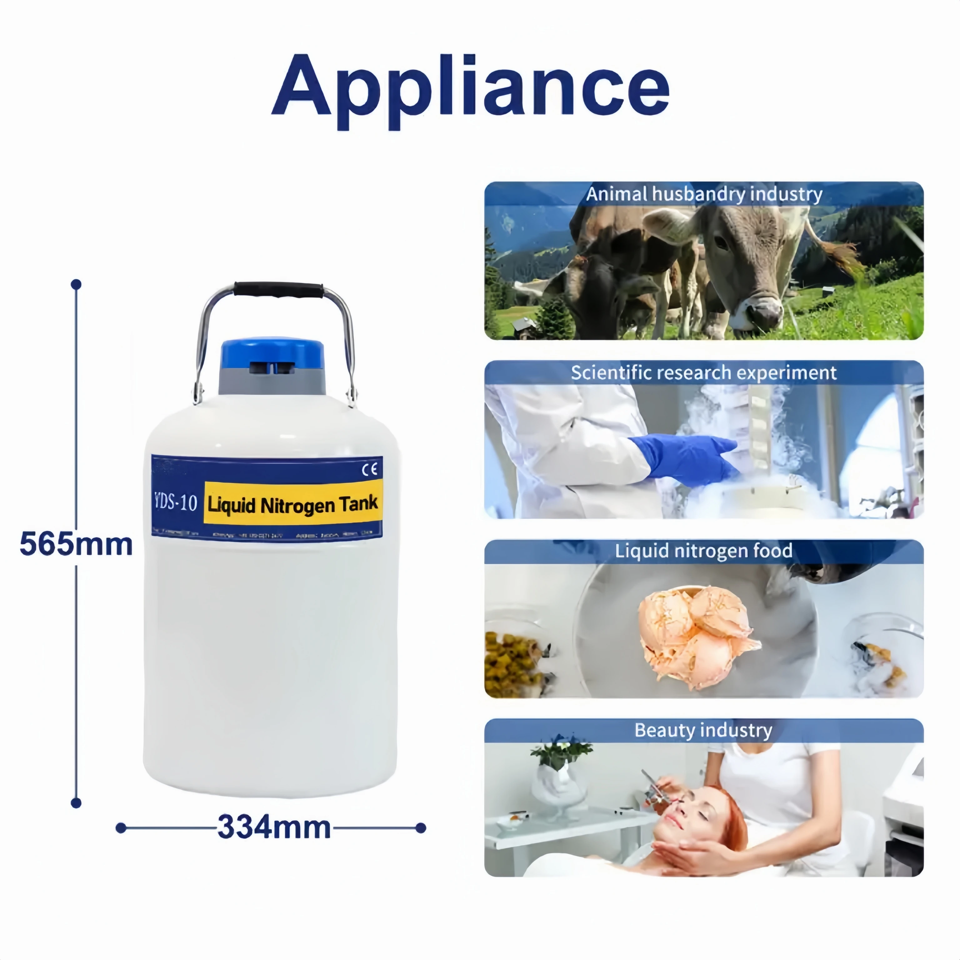 Cattle Semen Tank Heavy Duty 35 Liters - Liquid Nitrogen Container for Sale