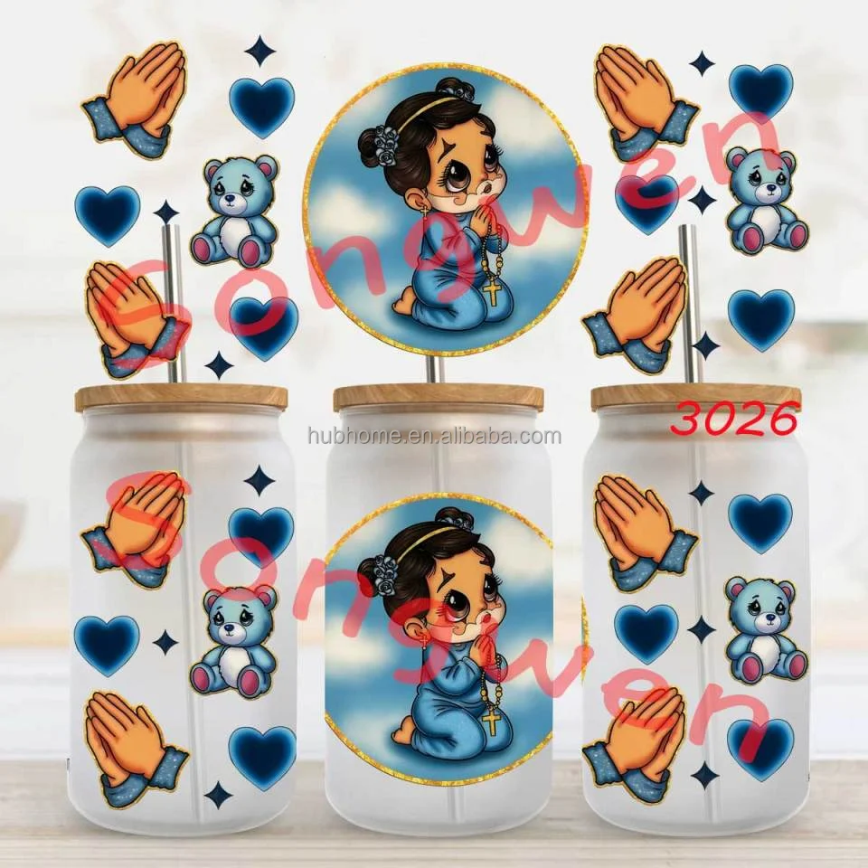 Cholo Chola Chicano Mexicano UV DTF Cup Wrap Transfers for Libbey Glass ...