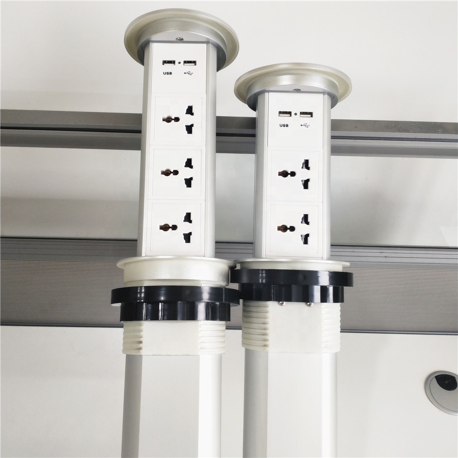 Pop up Electric Socket - Motorised Multi Power Solution