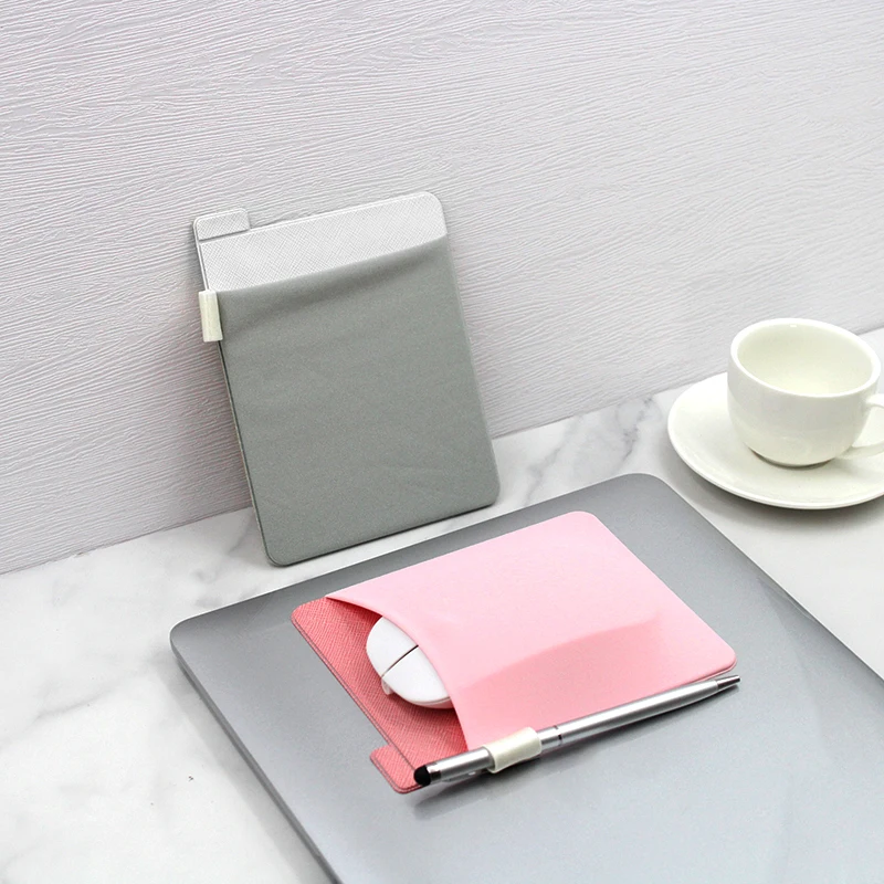 Sticky Mouse Pouch - Portable Wireless Mouse Holder