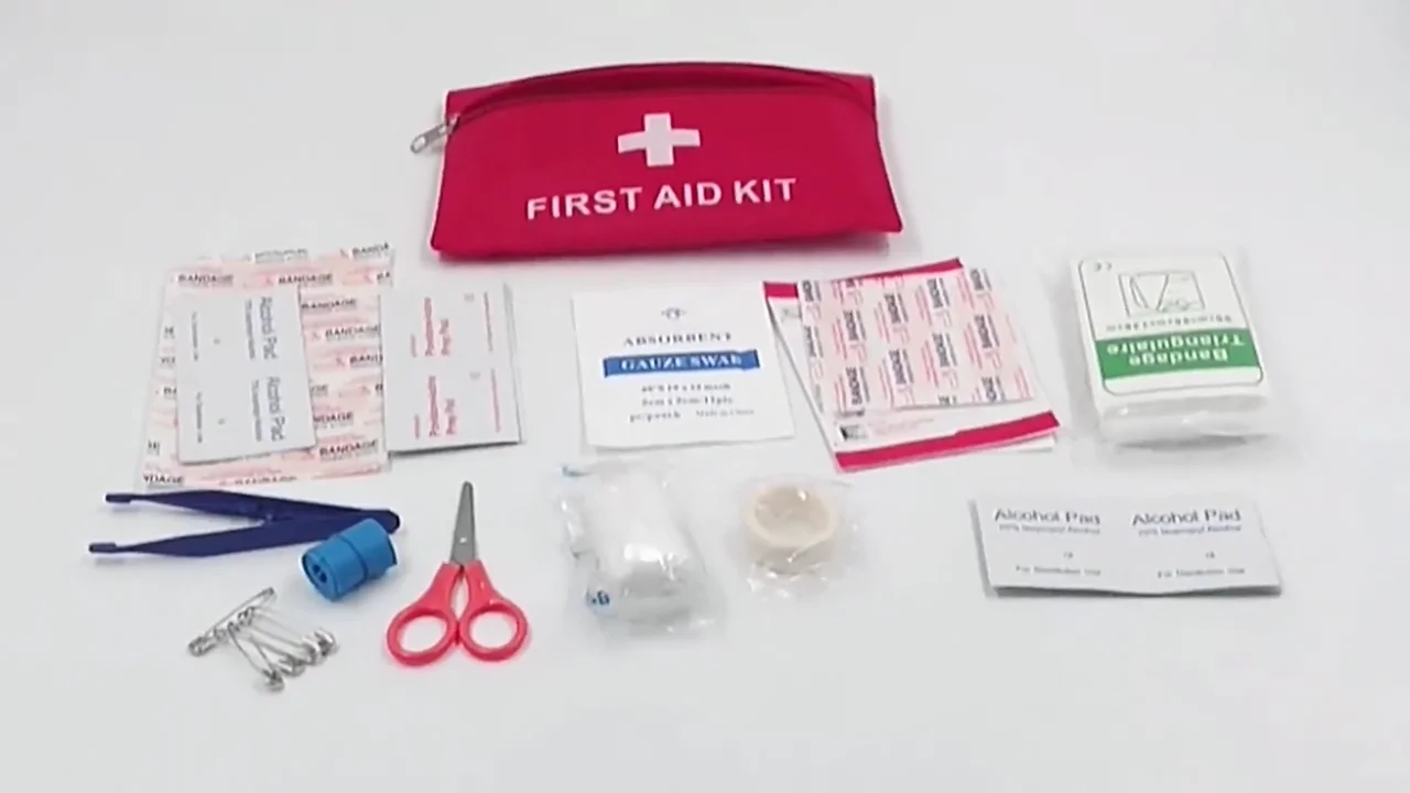 Individual Small Emergency Mini First Aid Kit 100 Piece First Aid Kit ...