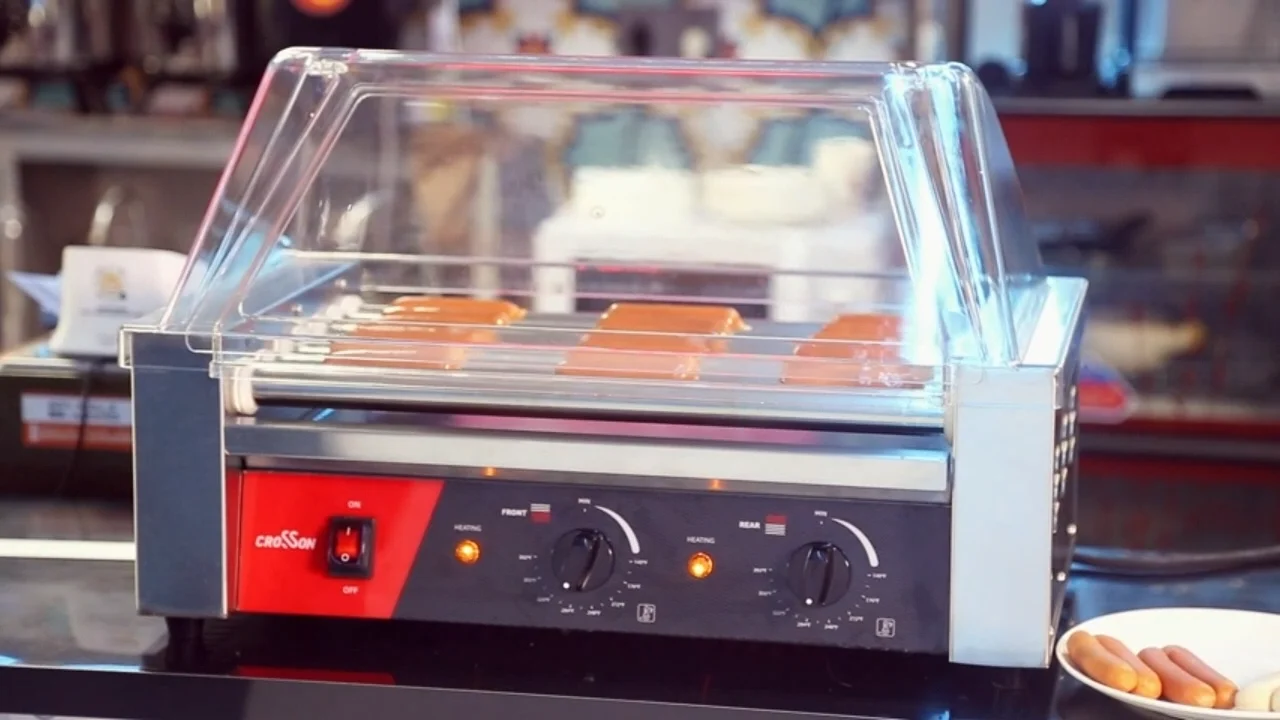 Hot Sale Stainless Steel Hotdog Roller Hotdog Machine With Bun Warmer ...