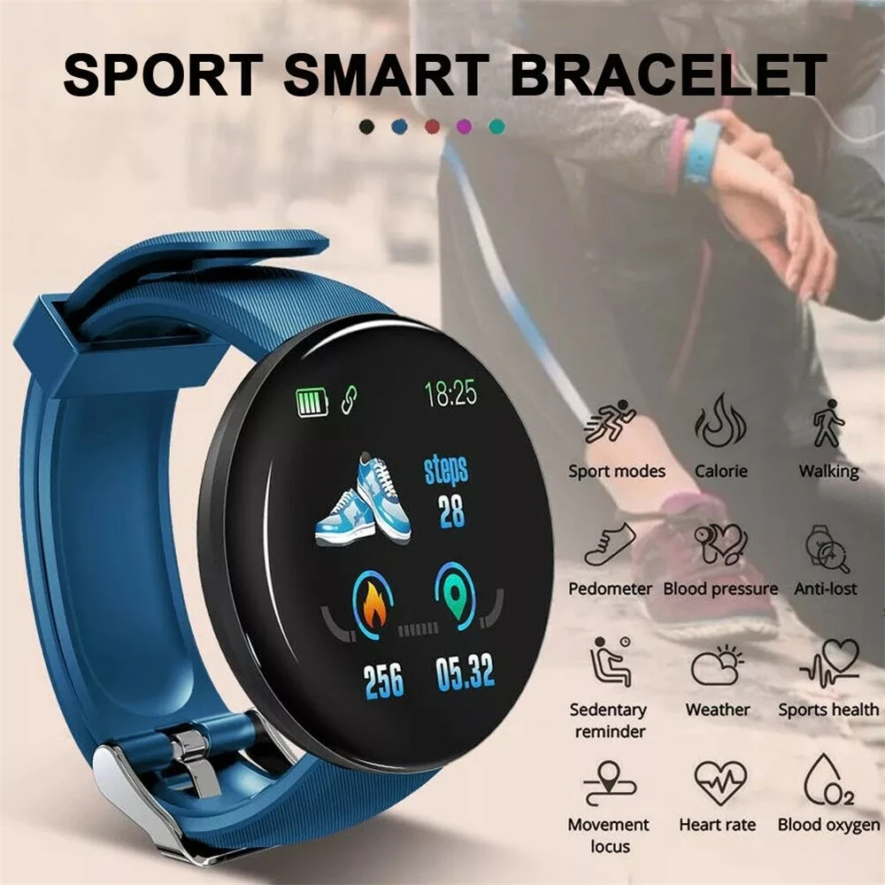 D18 Pulsera Inteligente Smartwatch Reloj Bracelet Sport Tracker ...