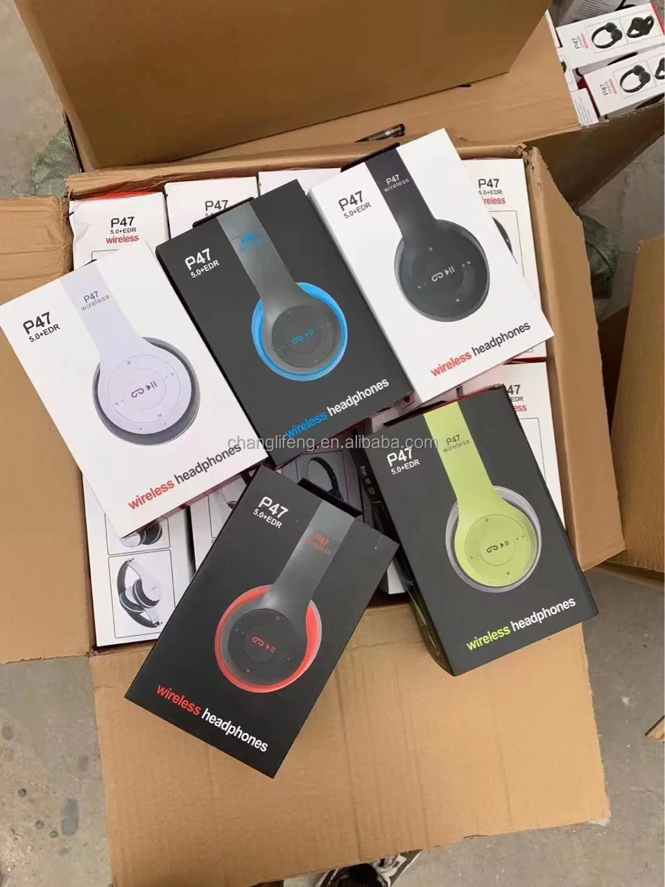 P47 Wireless Headphones - High Quality Stereo Gaming Earbuds