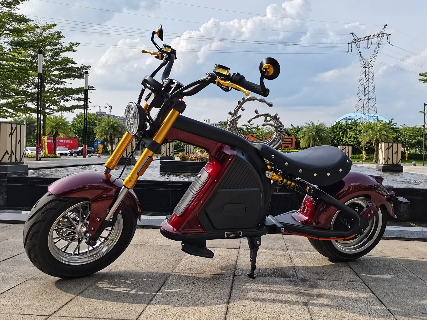 Rooder Mangosteen Motorcycle M8s - 72V 4000W 80km/h