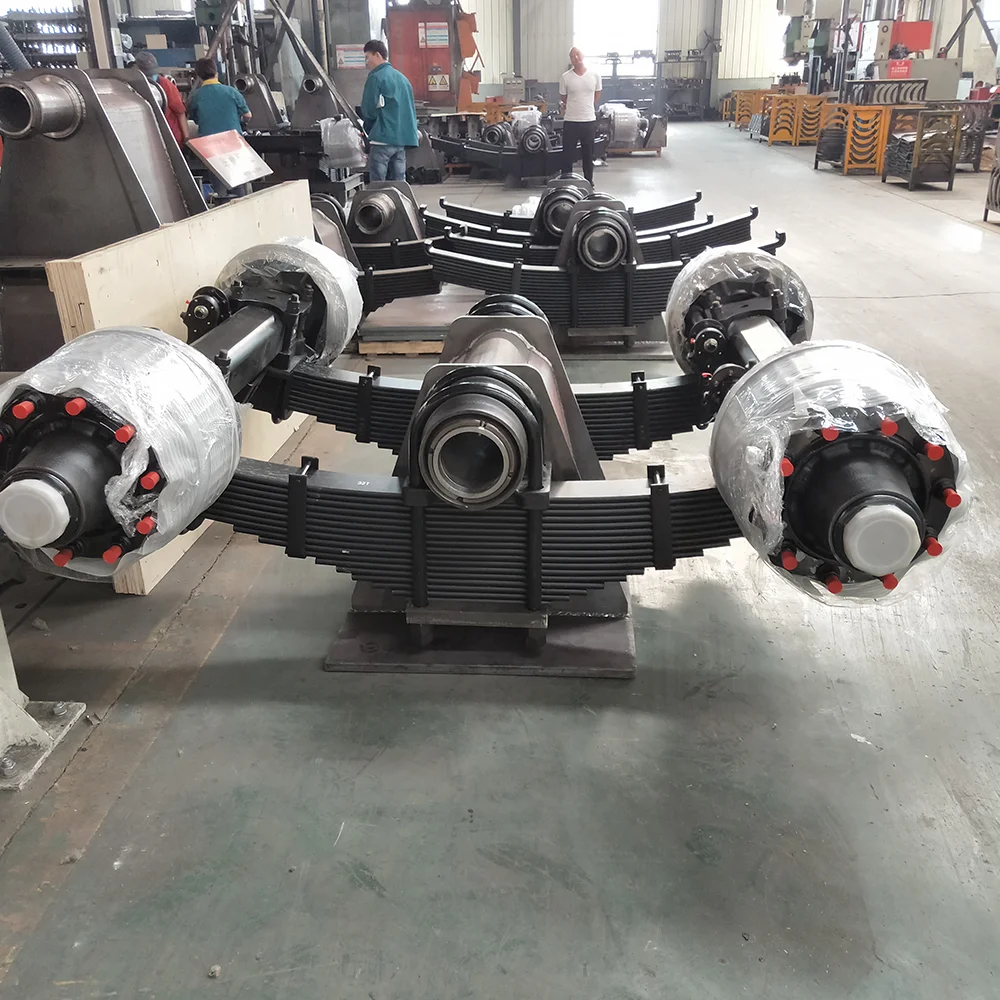 Factory Custom High Quality Semi Truck Suspension 24ton Bogie Single ...