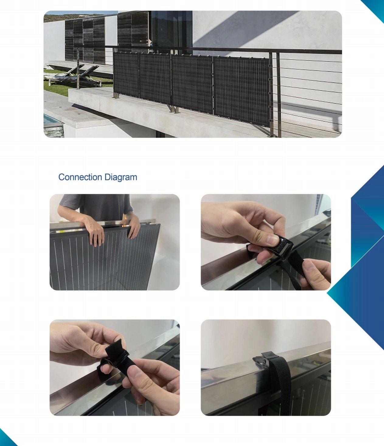 Highfly 5mm 4pcs 200W Solar Modules Panel Micro Inverter Cable Accessories 800W Balcony Solar ...