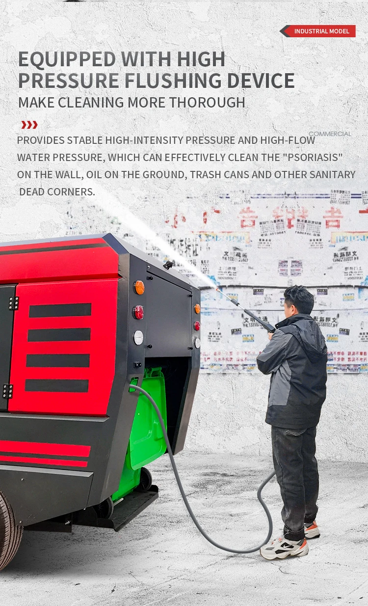 Yangzi S14 Electric Automatic Floor Sweeper - 240L Dust Capacity