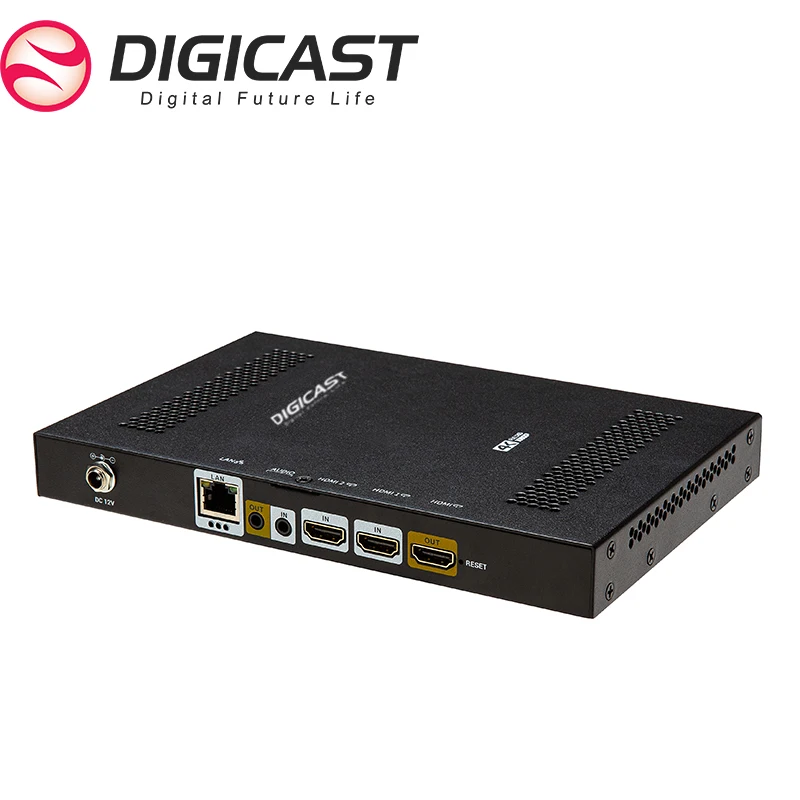 2 Channels RTMP 4K HD Encoder Video Encoder for Live Streaming 4K ...