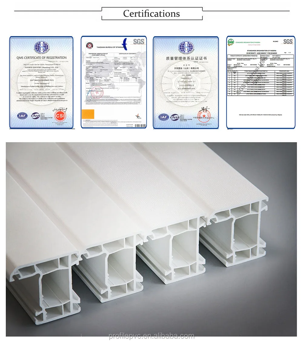 Price List Plastic European American Style Pvc Profile Roller Shutter ...