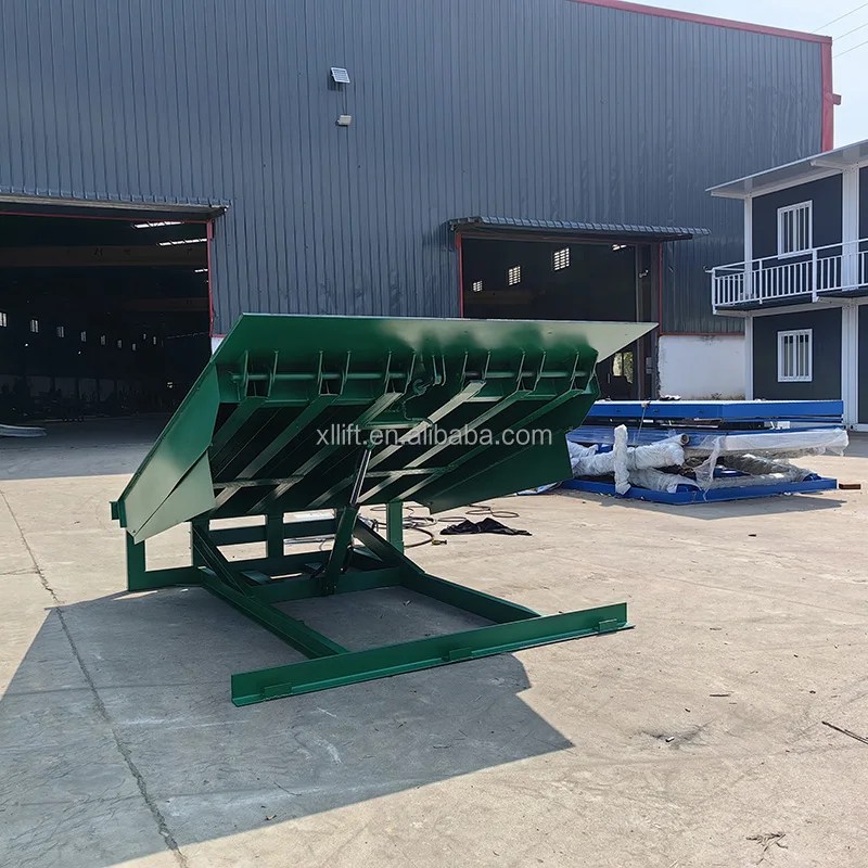 Ac Power Motor Lift Hydraulic Ramp Free Standing Dock Leveler For ...