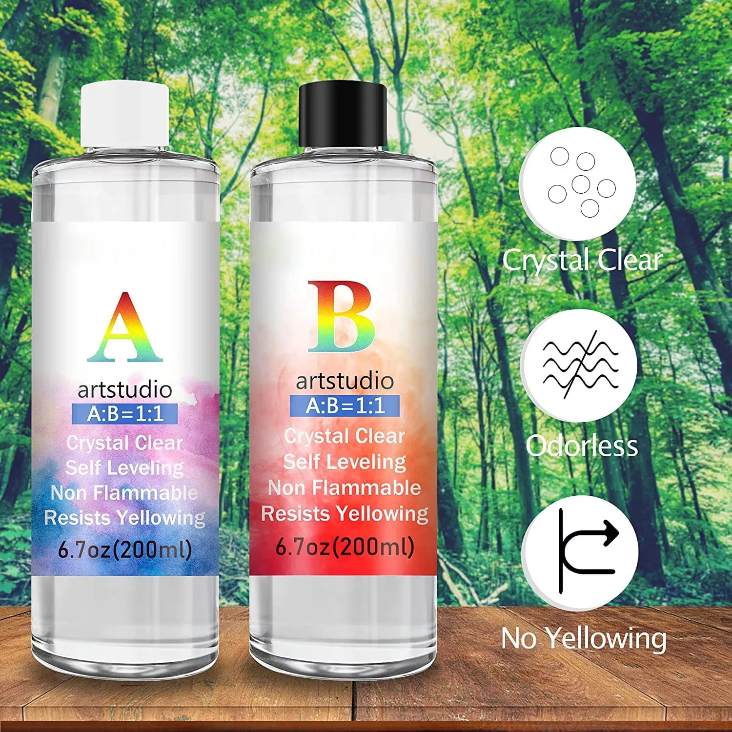 Intodiy Resin Keychain Kit Resin Epoxy Kit Complet For Beginners With ...