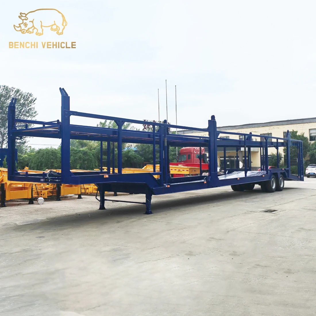 High Quality 2/3/4 Axles Car Transport Semi Truck Trailer/car Carrier ...