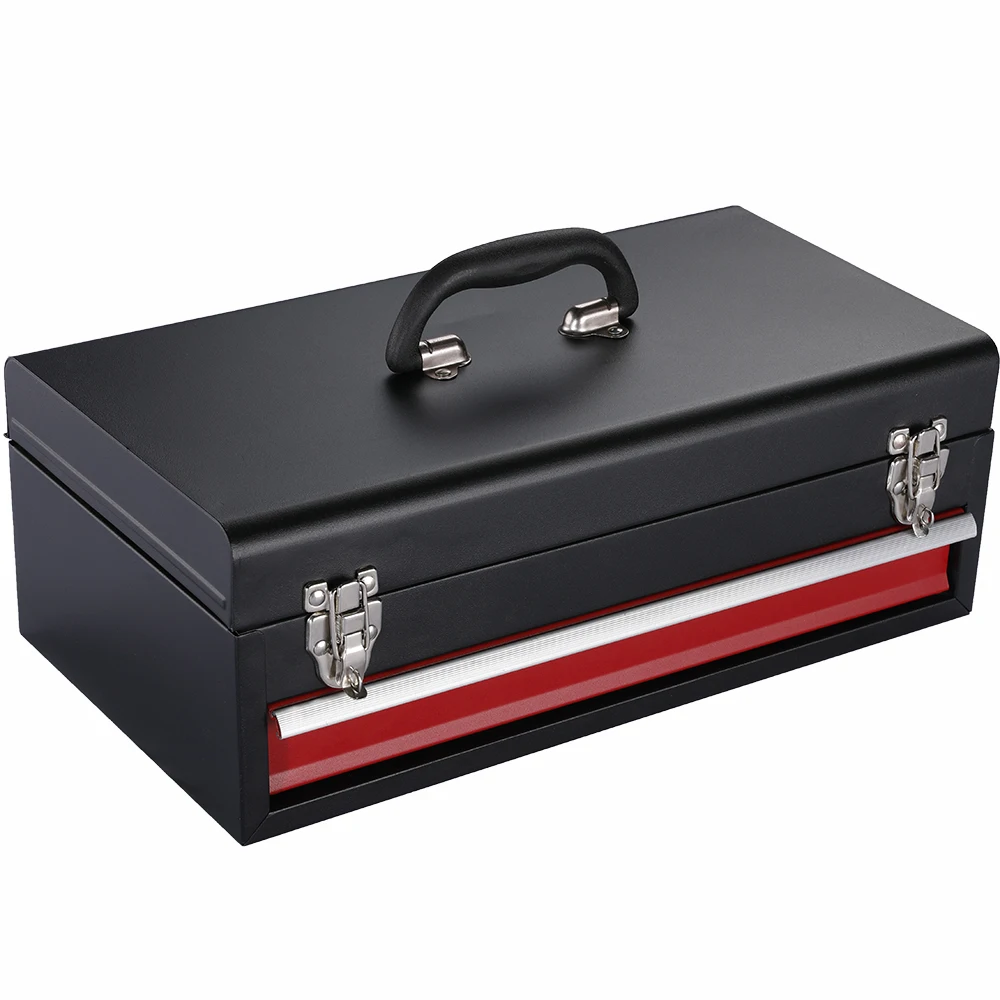 Dingda Portable Tool Box Cantilever Metal Toolbox Lockable Multi ...