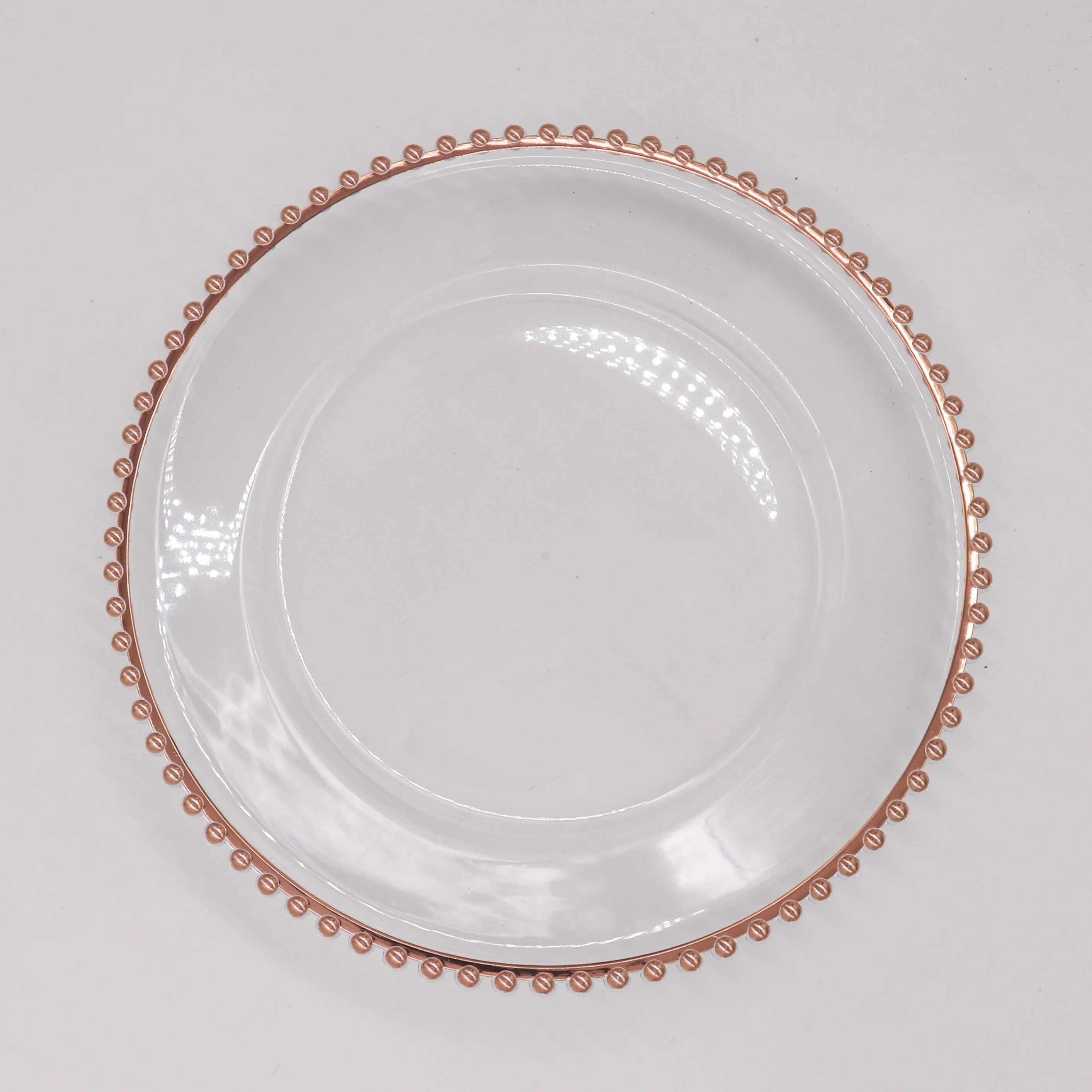 New Arrival Clear Plastic Charger Plates Wedding Decorative Service ...