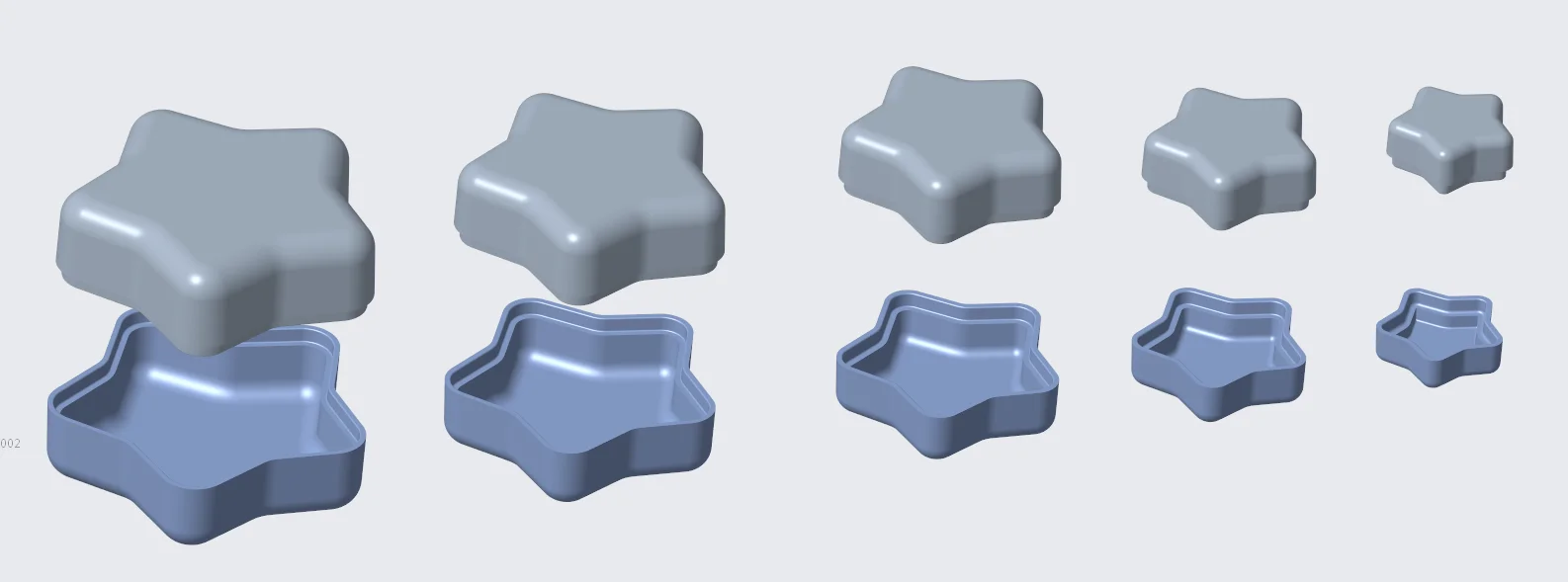 Kids Playtime Nesting Stars Toy 100% Soft Silicone Stackable Nesting ...