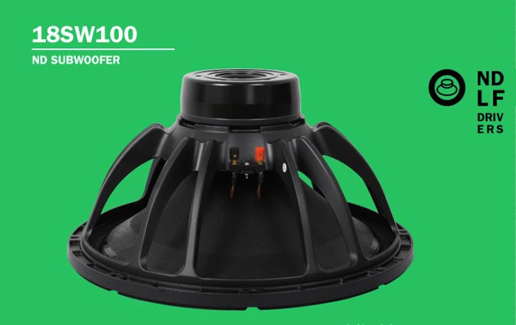 18sw100 Neodymium Magnets 18 Inch Subwoofer Professional Speaker Driver ...