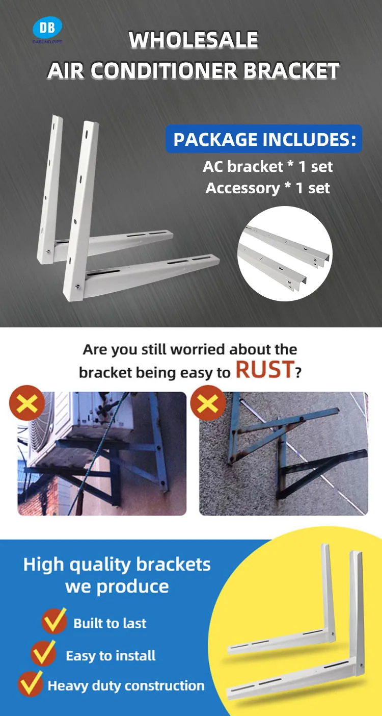 Wall Air Conditioner Bracket For Ac Unit Installation For Home Use ...