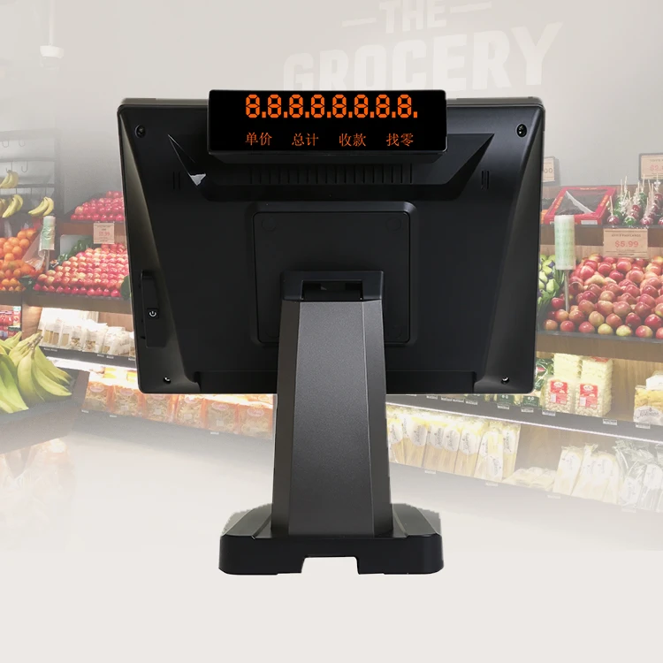 15 Inch Touch Screen Gas Station Pos System Single And Dual Screen Pos ...