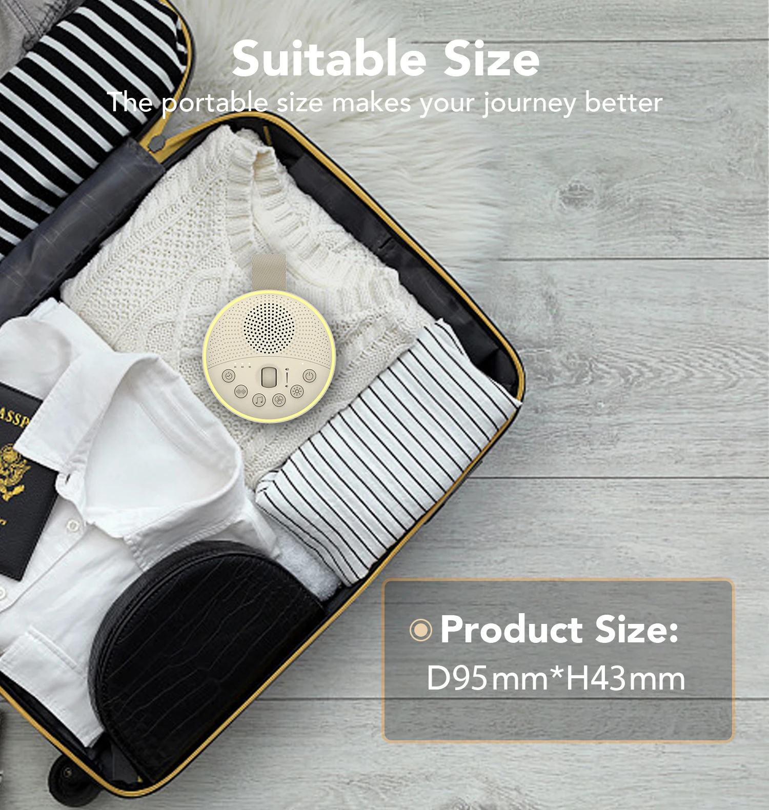 Hifid Baby Sleep Soother - 20 Soothing Sounds & Lullaby Lamp