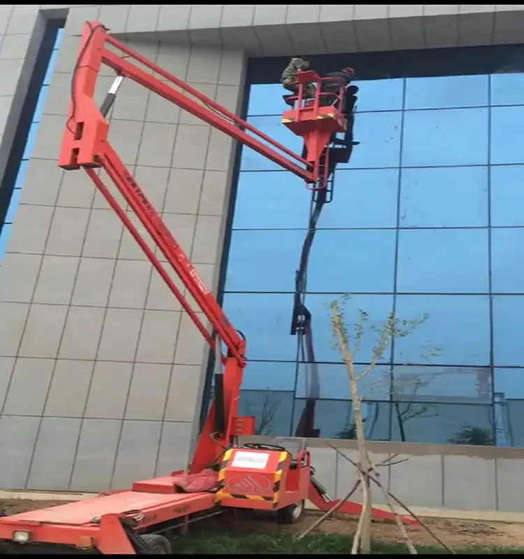 Articulated Towable Boom Lift - 12m-22m Hydraulic Telescoping Lift for ...