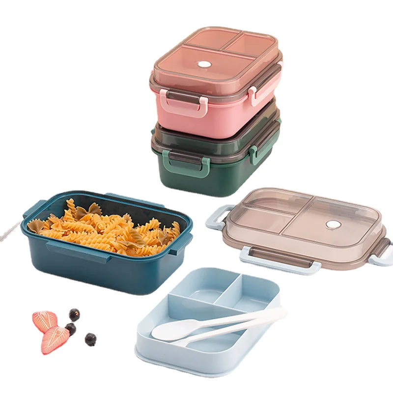 chaoteng plastic office cubicle bento box microwavable double lunch ...