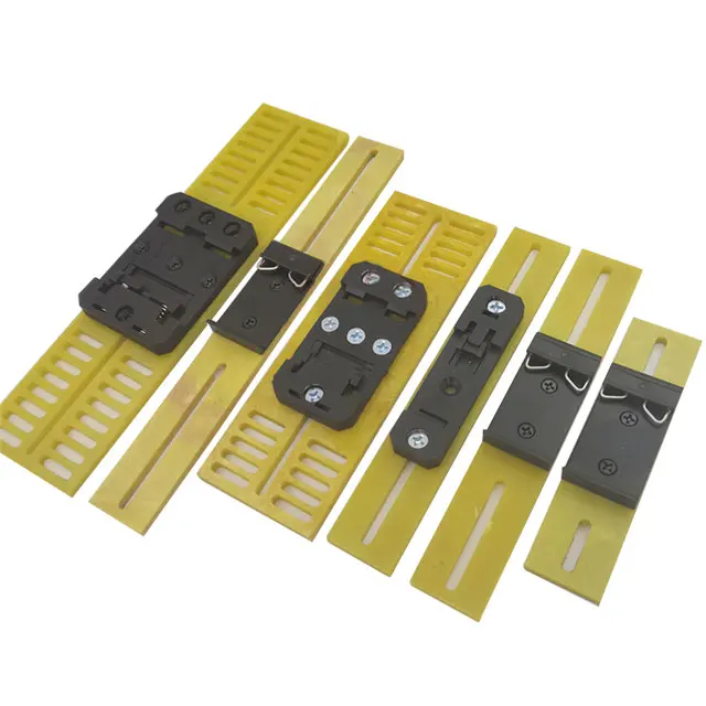 Sturdy 35mm DIN Rail Clip Adapter Plate - Universal Mounting