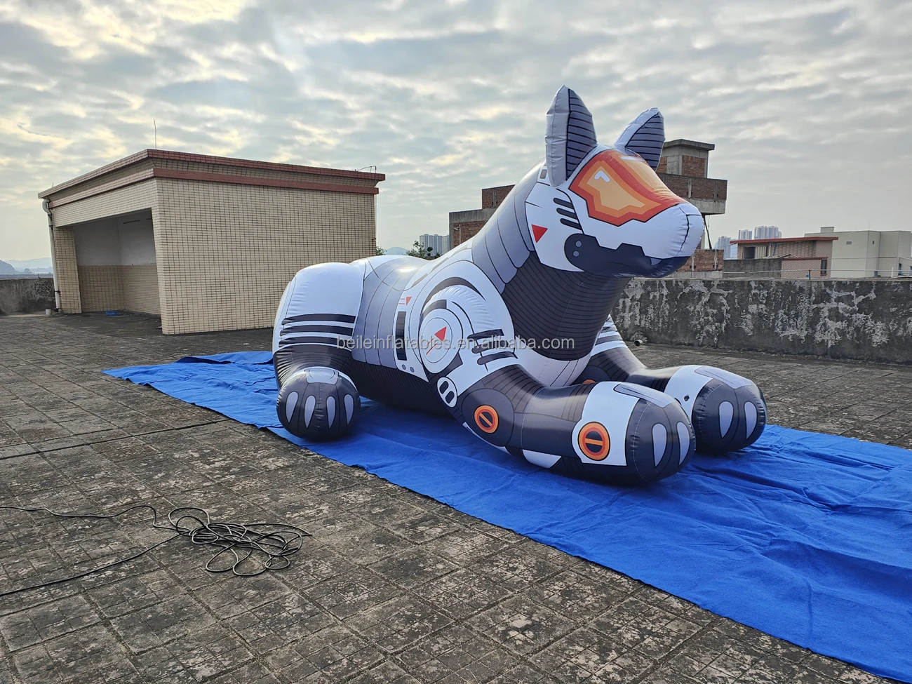 Beile Customized Quality New Inflatable Mecha Wolf for Sales