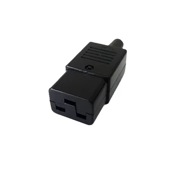 Standard Grounding Jec Taiwan Re-wirable Cable C19 Power Outlet Ac 16a ...